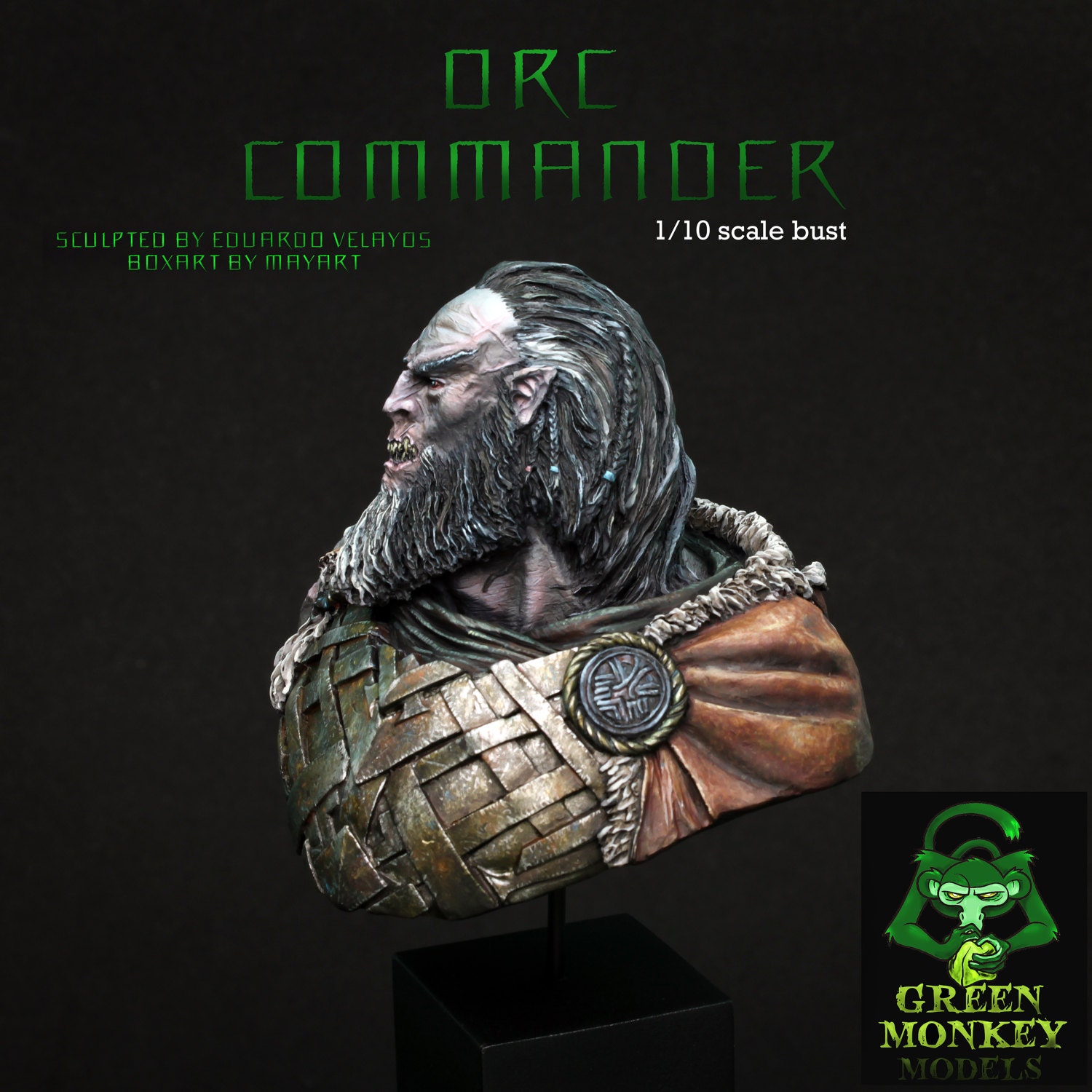 Ork Commander 1/10 Green Monkey Models new release | planetFigure ...