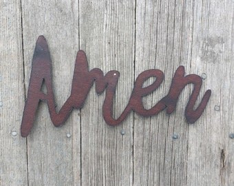 Amen sign | Etsy