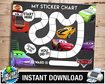 Mcqueen stickers | Etsy