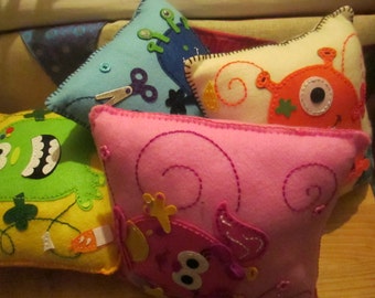 Monster pillow | Etsy