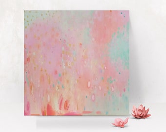 Coral abstract art | Etsy