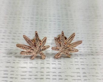 Cannabis hoop earrings hemp hoops Cannabis jewelry