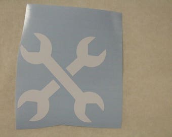Wrench decal | Etsy