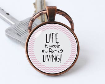 Clock keychain Prague clock key ring Clock jewelry Steampunk