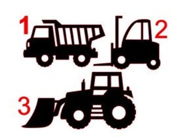 Tractor decals | Etsy