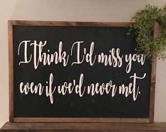 I miss you art | Etsy
