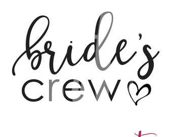 Bride's crew | Etsy