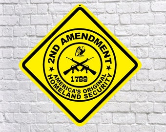 2nd amendment sign | Etsy