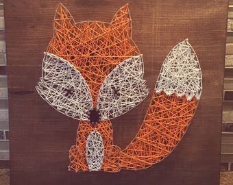 Fox string art | Etsy