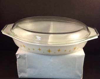 Pyrex divided dish | Etsy