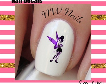 Tinkerbell nails | Etsy