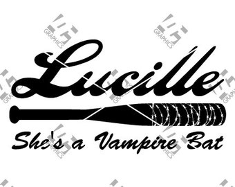 Negan lucille svg | Etsy
