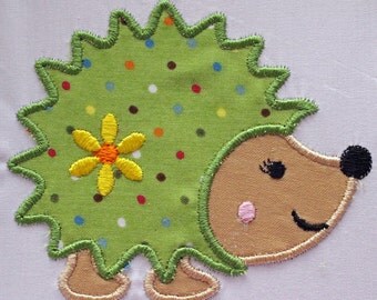 Hedgehog applique | Etsy