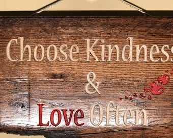 Choose kindness | Etsy