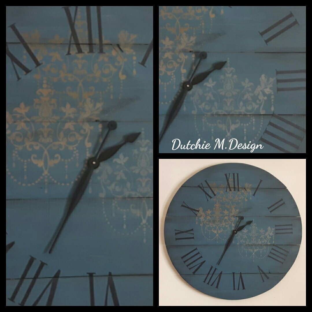 Handmade Rustic Farmhouse inspired Clocks. by DutchieMDesign