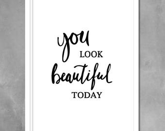 Modern typography | Etsy