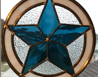 Stained glass texas | Etsy