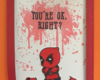 Deadpool card | Etsy