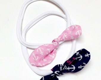 Items similar to Vintage 60's Yarn String Tie Headbands on Etsy