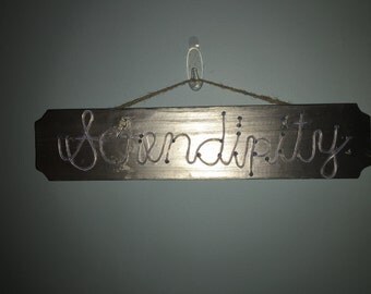 Serendipity sign | Etsy