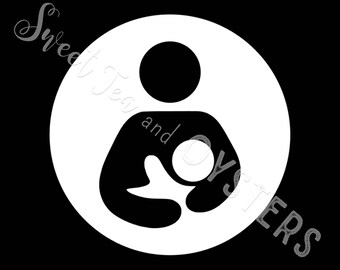 Breastfeeding decal | Etsy