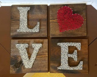 String art letters | Etsy