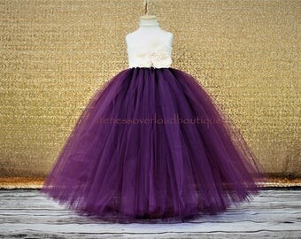 Plum tutu dress | Etsy