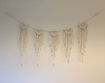 Macrame banner | Etsy