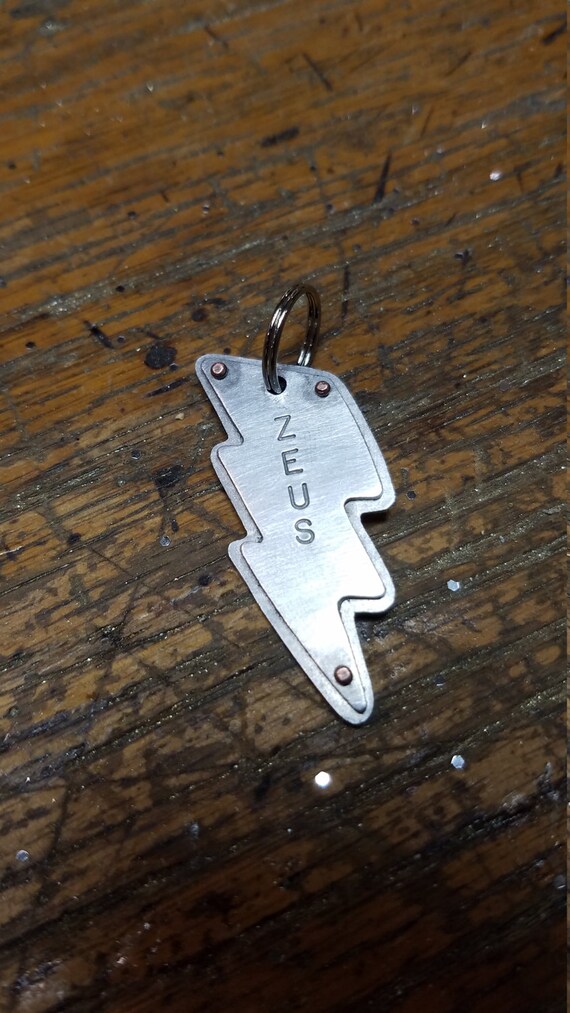 Lightning Bolt Pet Tag