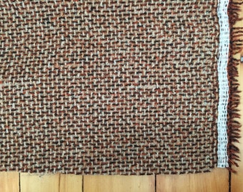 Woven wool fabric | Etsy