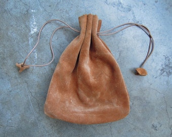 Round drawstring bag | Etsy