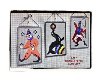 Clown cross stitch | Etsy