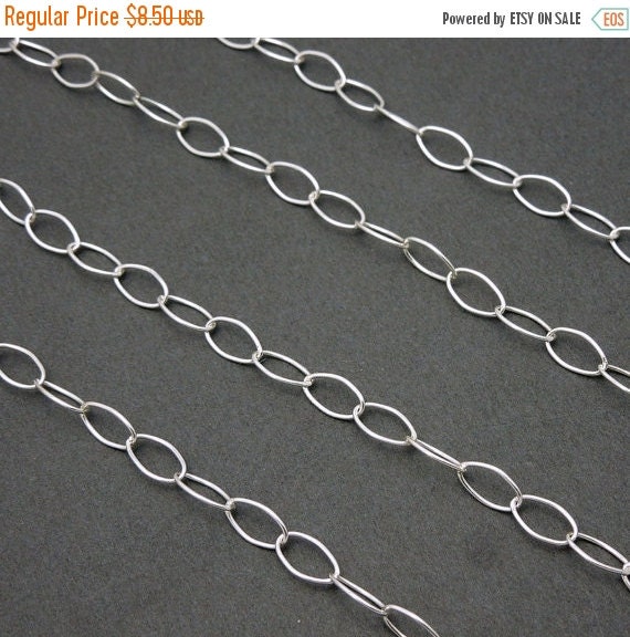 10% Sale Gemshow Sterling Silver Chain by jewelersparadise