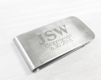 Unique custom money clip related items | Etsy