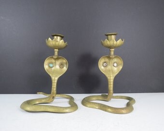 Snake candle holder | Etsy