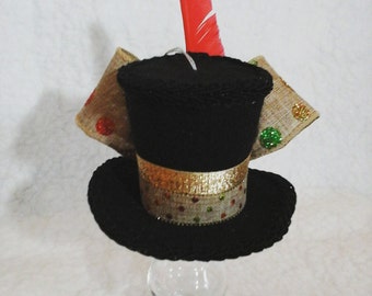 Top hat tree topper | Etsy