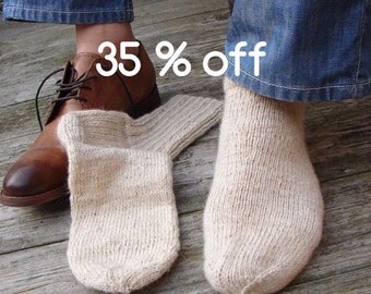 White wool socks | Etsy