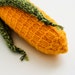 Soft toy corn Pretend play vegetables Montessori by MapleApple
