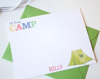 Camping card | Etsy