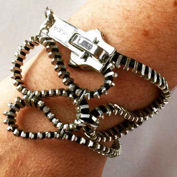 Octopus Cuff Zipper Bracelet