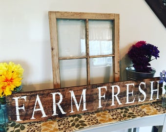 Farm fresh sign | Etsy