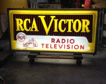 Rca victor sign | Etsy