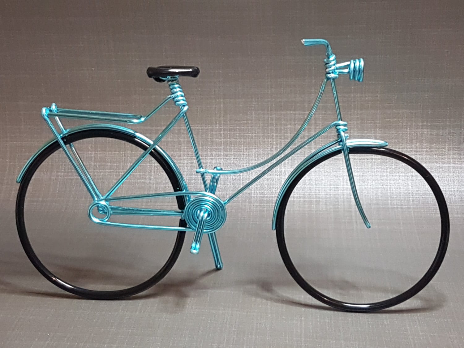 Vélo Hollandais Miniature / Dutch bike in aluminium wire