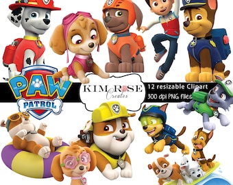 Paw patrol clipart | Etsy