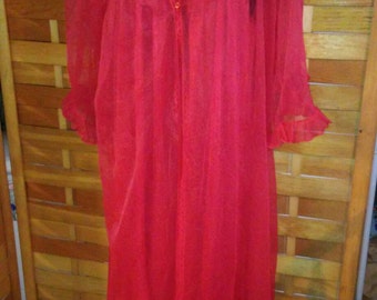 Red negligee | Etsy