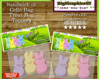 Easter bag toppers | Etsy