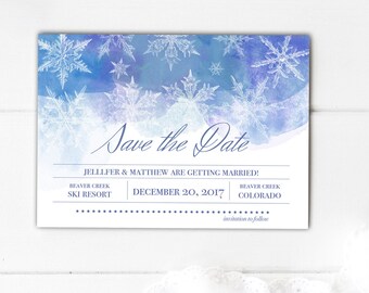 Frozen save the date | Etsy