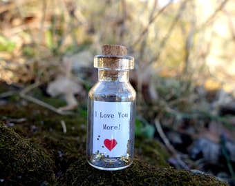 Love message bottle | Etsy