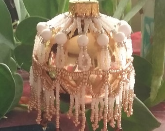 Beaded bulb cover | Etsy