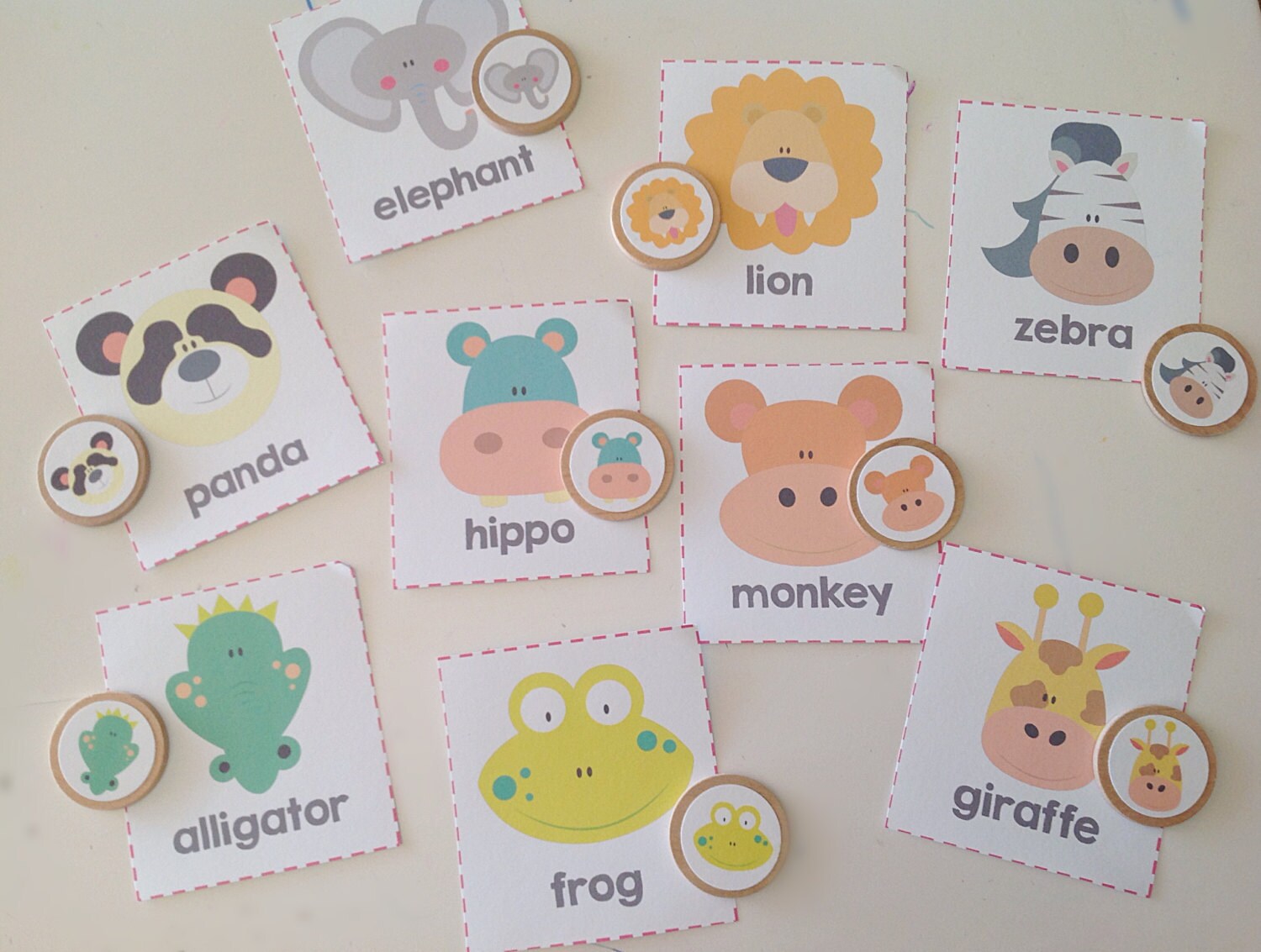 Animal Match Game Set